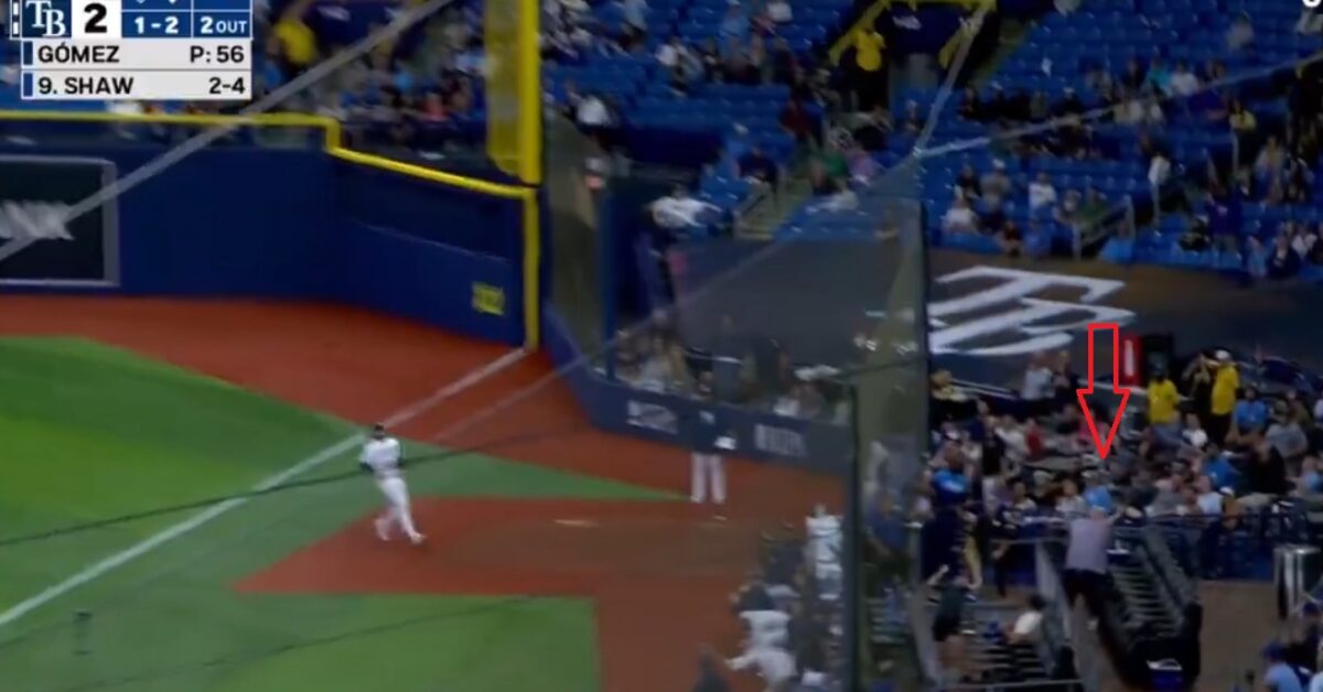 Fan Goes Viral After Accidental Full Moon Moment While Chasing Foul ...