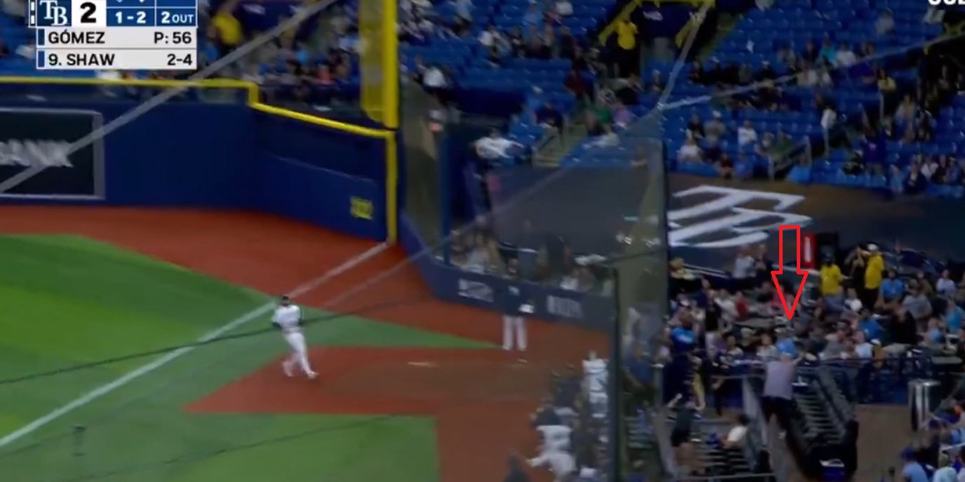 Fan Goes Viral After Accidental Full Moon Moment While Chasing Foul ...