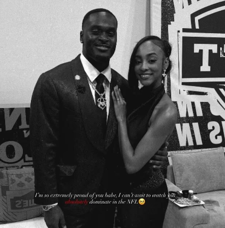 Jeremiyah Love’s Girlfriend Goes Viral With Inside Look at His NFL ...
