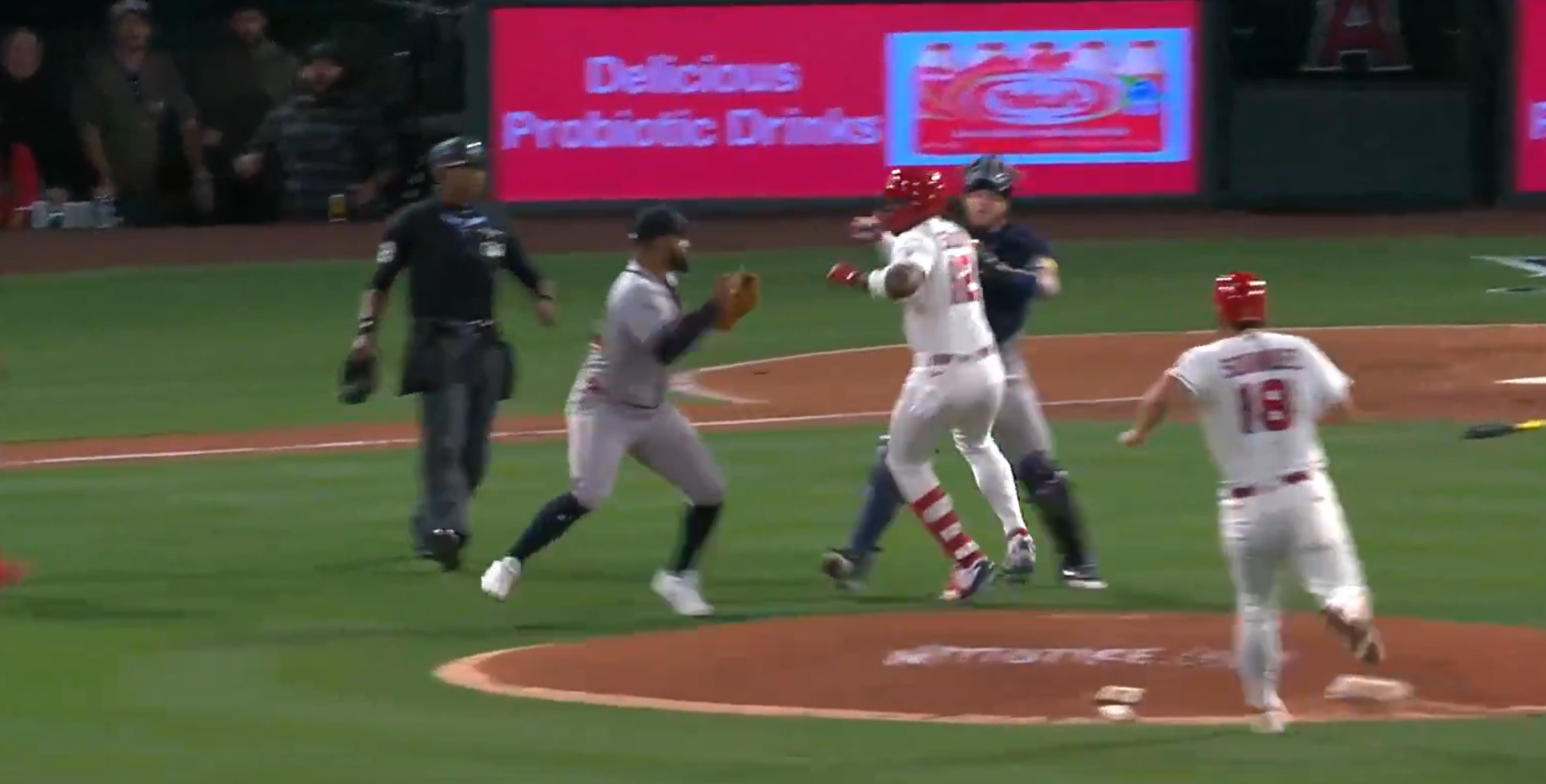 Tempers Boil Over as Angels-Braves Clash Erupts Into Wild Bench ...