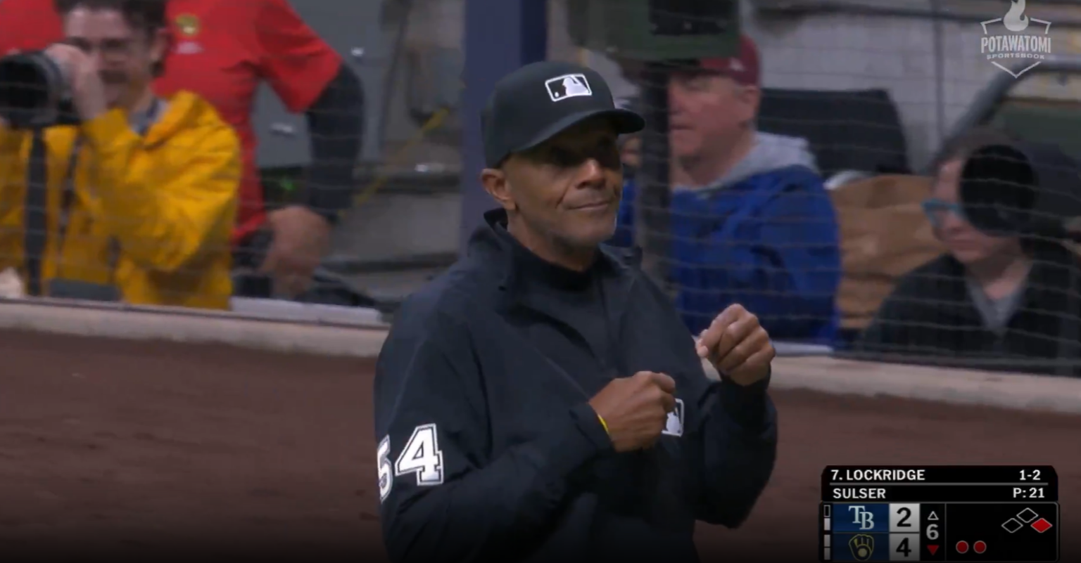 CB Bucknor Gets Clowned by Brewers and Rays After Brutal Missed Call at ...