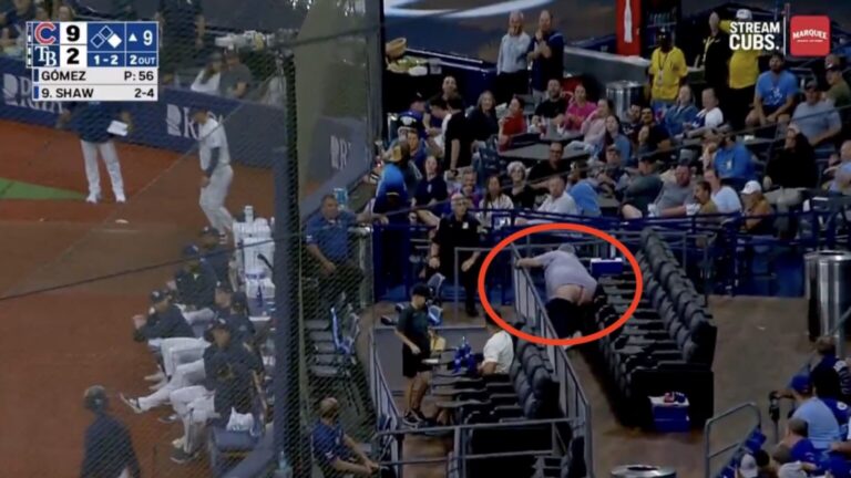 Fan Goes Viral After Accidental Full Moon Moment While Chasing Foul ...
