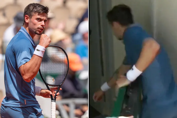 French Open Debut Takes Unexpected Turn After Player Rushes Off Court ...