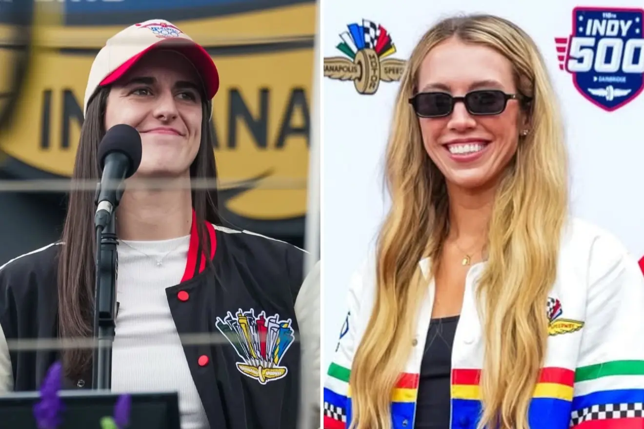 Caitlin Clark Goes Viral After Lexie Hull Catches Her Nervous Indy 500 ...