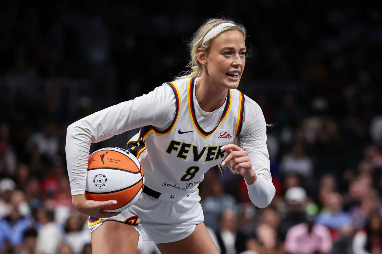 Sophie Cunningham Turns Heads in All-White Tunnel Fit Before Fever's ...