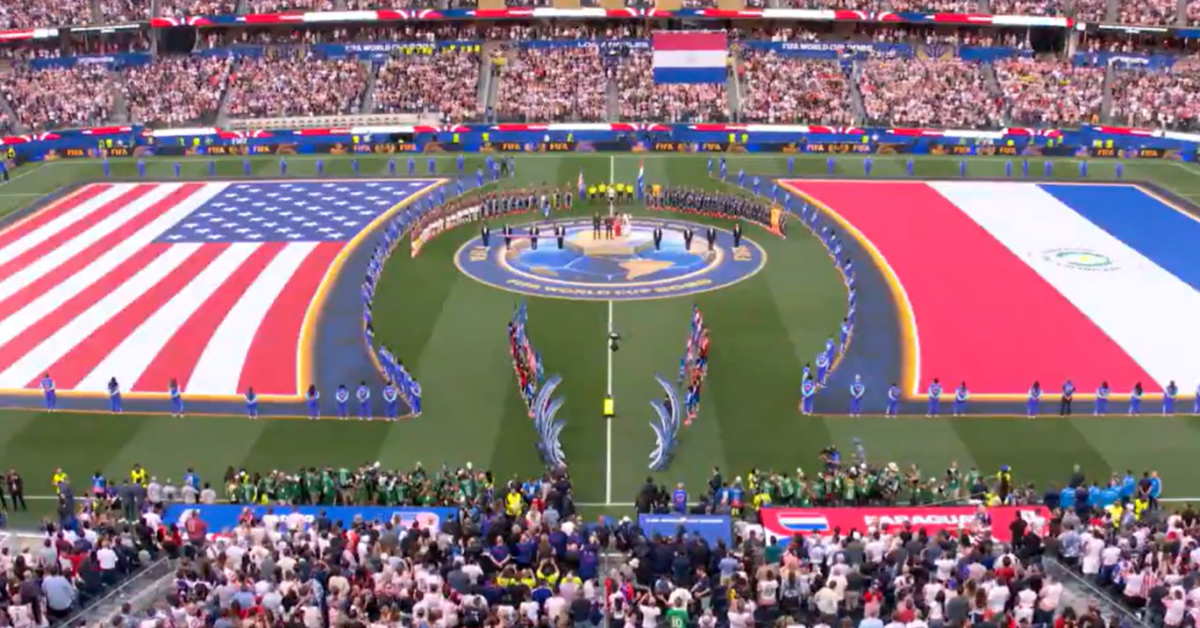 USA Fans Left Emotional by Powerful National Anthem Moment Before World ...
