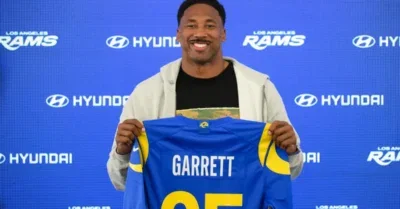 Myles Garrett and Chloe Kim Share Happy New Photo Following Blockbuster ...